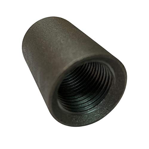 1/2" Thermometer Pipe Coupling for BBQ Pit , Steel, 1-1/2" Long