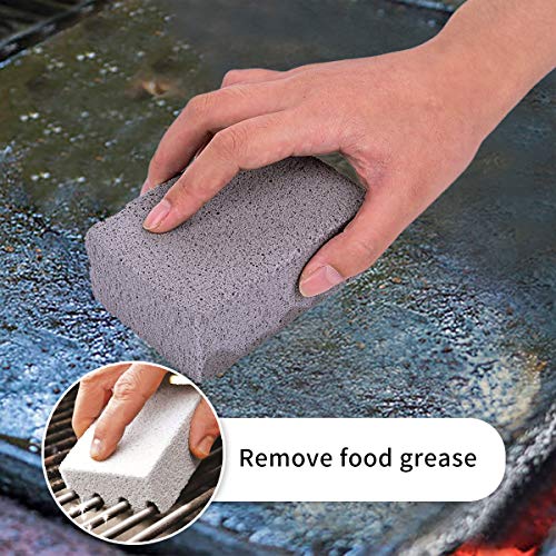 Heavy Duty Flat Top Griddle Cleaning Kit 9 Piece, Grill Cleaning Kit Griddle Accessories Cleaner Tools
