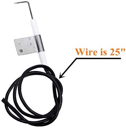 BBQ Future 4-Pack Ceramic Ignitor Electrode Replacement for Select Gas Grill Models by Kenmore, Nexgrill, Members Mark, Tera Gear and Others