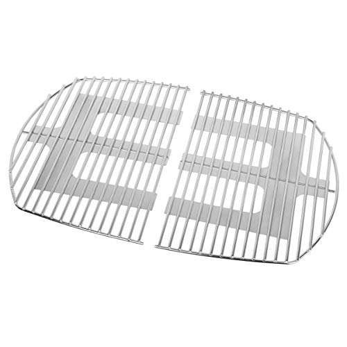 Stanbroil Solid Rod Stainless Steel Grill Cooking Grates for Weber Q300, Q320, Q3000, Q3100, Q3200 Series Gas Grill, Replacement Parts for Weber 7646