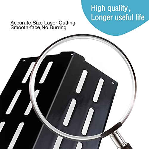 STCNADCR 2 Pack Heat Deflector& 5 Pack Flavorizer Bars Grill Replacement Parts for Weber Genesis 300 Series E310 E320 E330 S310 S320 S330 E-310 E-320 S-310 S-320,Porcelain-enameled