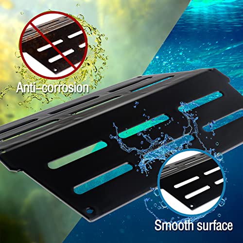 STCNADCR 2 Pack Heat Deflector& 5 Pack Flavorizer Bars Grill Replacement Parts for Weber Genesis 300 Series E310 E320 E330 S310 S320 S330 E-310 E-320 S-310 S-320,Porcelain-enameled