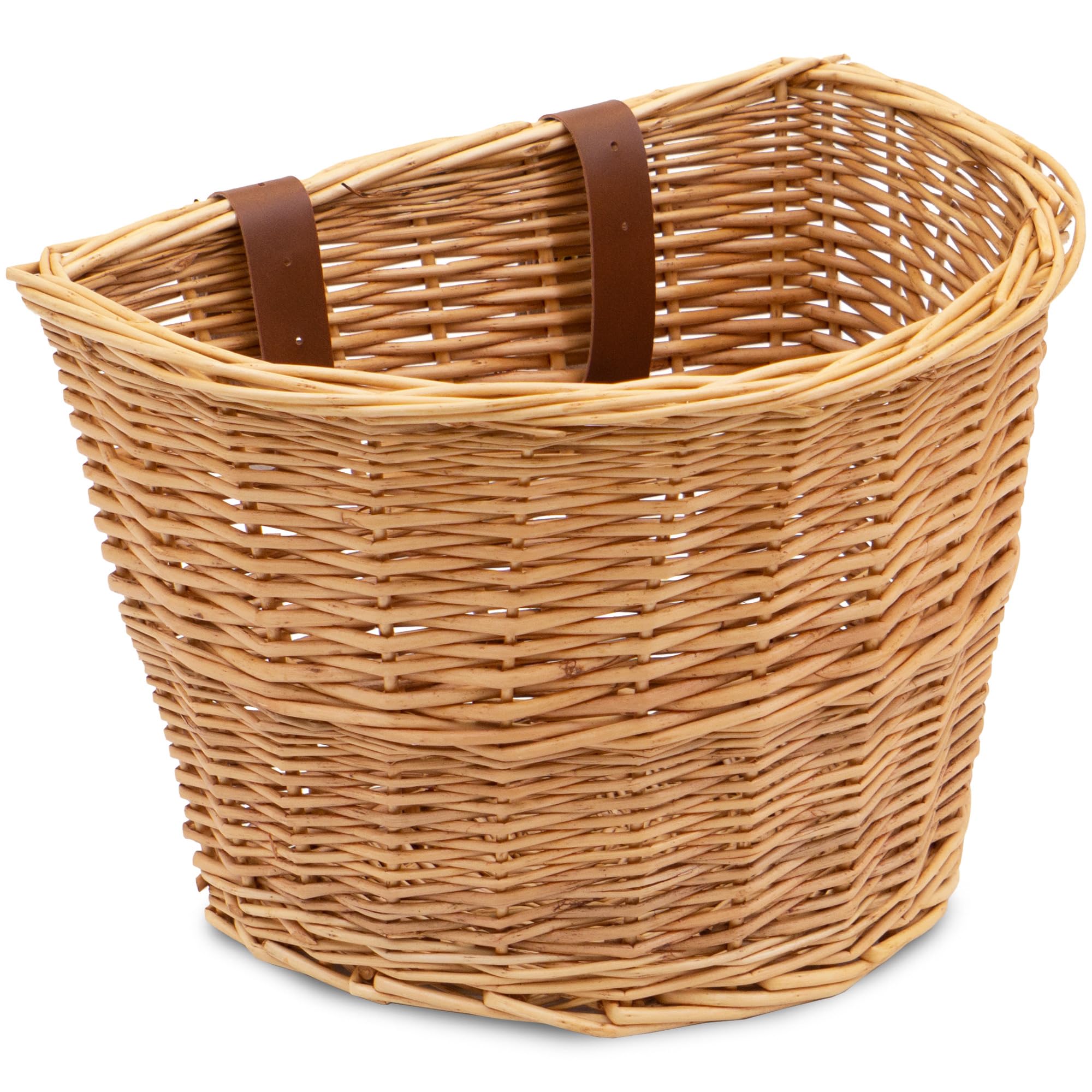sixthreezero Around The Block Women's Beach Cruiser Bike + ProsourceFit Wicker Bike Basket