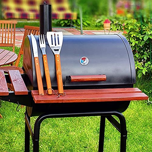 3 Inch BBQ Temperature Gauge Barbecue Charcoal Grill Smoker Temp Gauge Pit, Stainless Steel Fahrenheit Thermometer and Heat Indicator Replacement for Cooking Meat Port Beef Lamb, 1 Pack