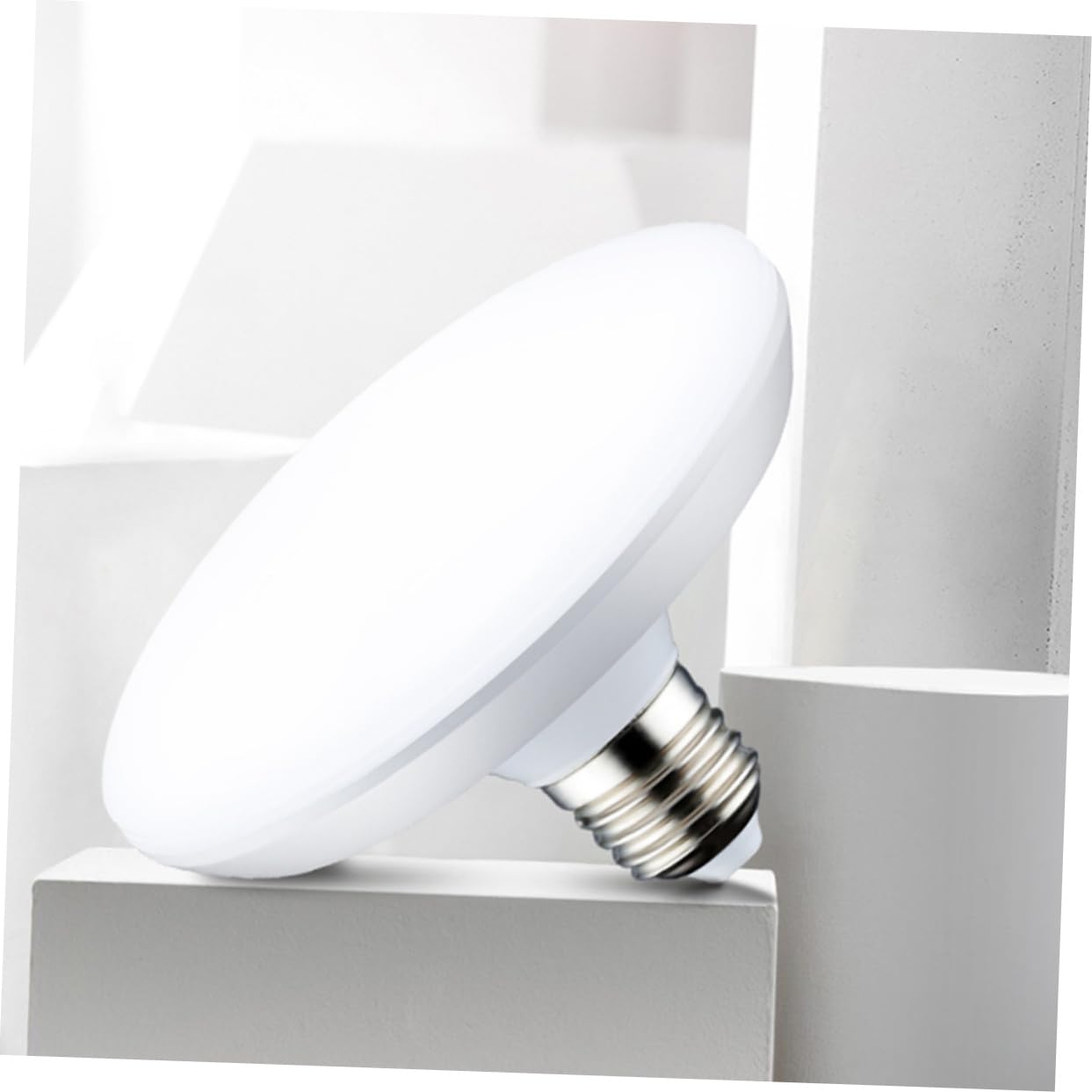 Housoutil 1pc LED Flying Saucer Light Kitchen Light Fixture White Ceiling Lamp Flat Lighting Fixture Ceiling Light Fixtures Round Chandelier White Flush Mount Ceiling Light Rond Light Round
