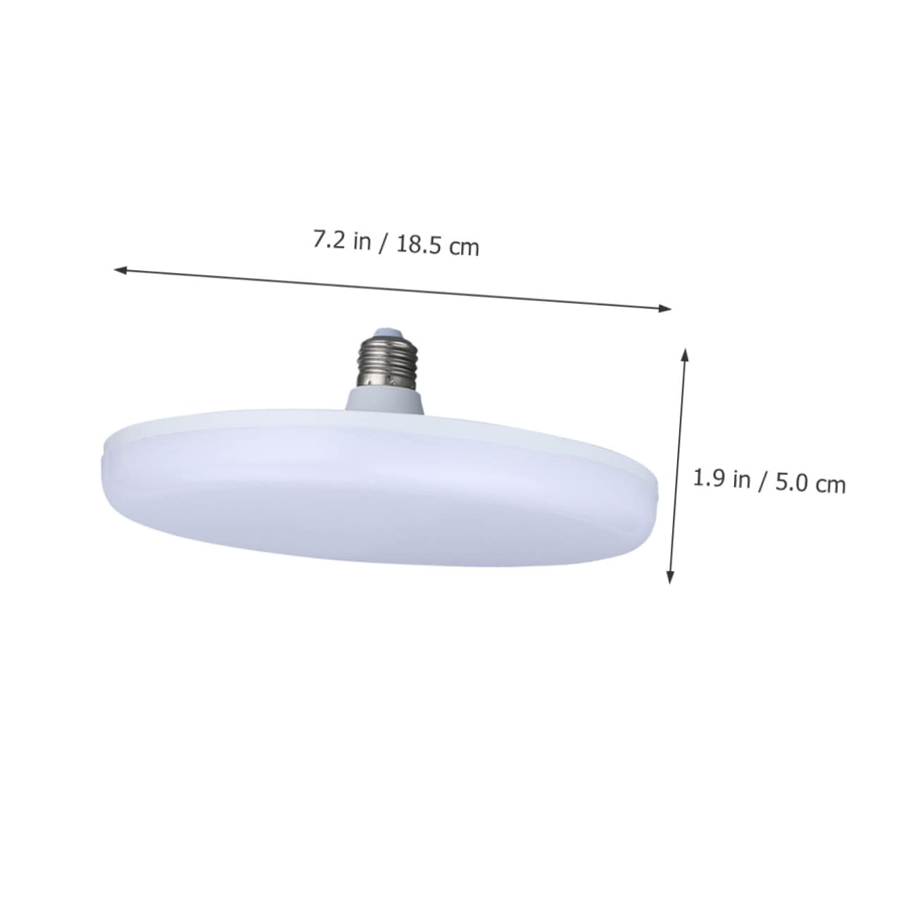 Housoutil 1pc LED Flying Saucer Light Kitchen Light Fixture White Ceiling Lamp Flat Lighting Fixture Ceiling Light Fixtures Round Chandelier White Flush Mount Ceiling Light Rond Light Round