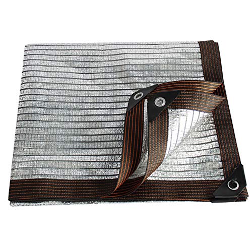 GZHENH- Shade Cloth Shading net,Fence Privacy Screen Succulents Aluminum Foil Insulation Balcony Outdoor Car Sun Net Sunscreen Anti-UV,Customizable (Color : Silver, Size : 1x5m)