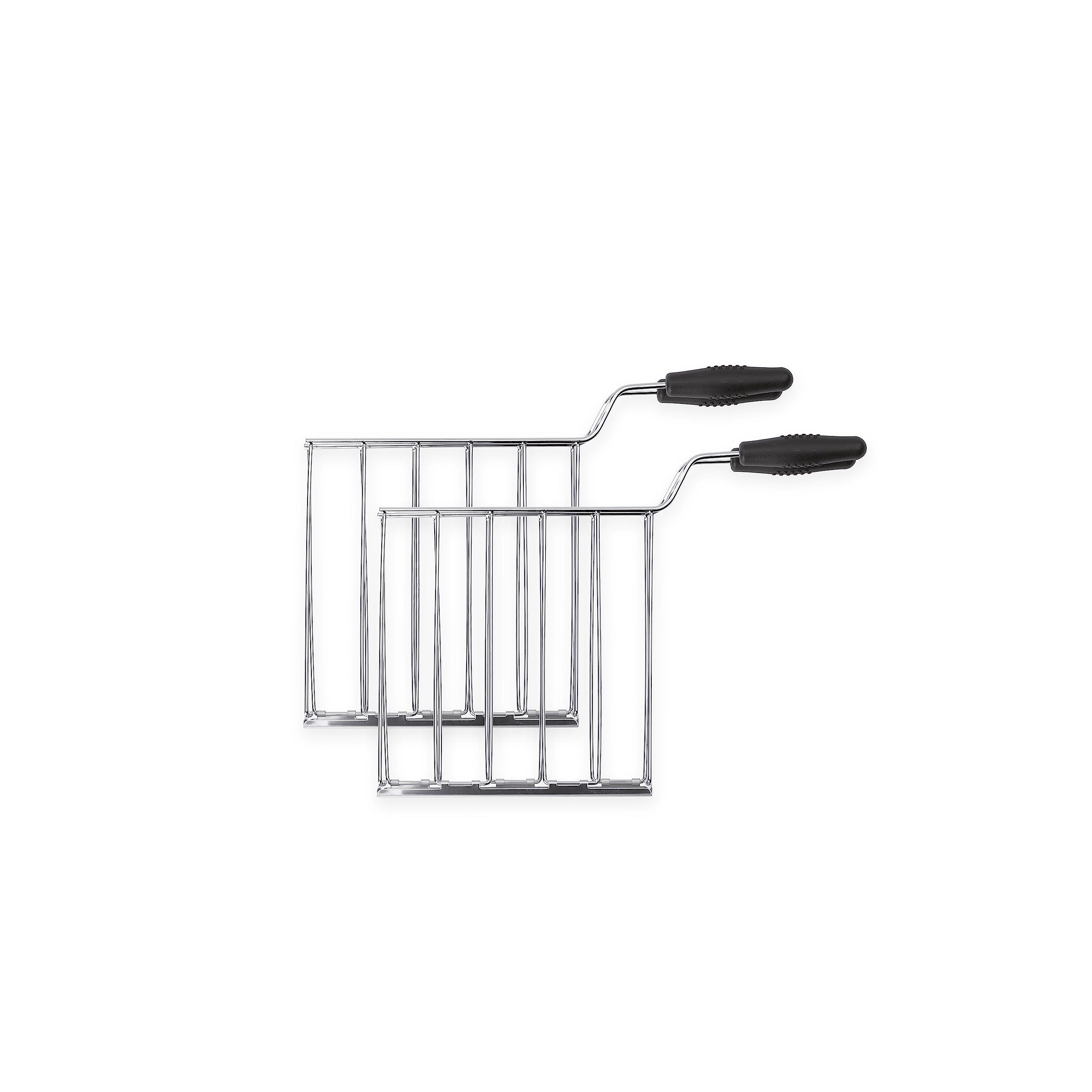 SMEG 2 Slice Toaster with Sandwich Racks, Black