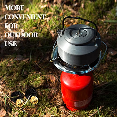 GasSaf Propane Refill Adapter 1 to 20 lb Cylinder Tank Coupler Universal for Type 1 QCC1 Propane Cylinder and One Pound Throwaway Disposable Bottle - Solid Brass(2 PCS