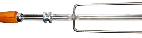 Triple Skewer - Set of 2 Brazilian Skewers for BBQ 28" - Professional Grade