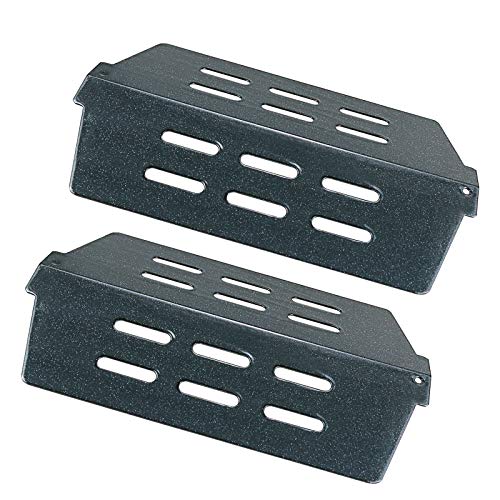 Uniflasy 7622 Heat Deflector for Weber Genesis 300 Series, Genesis E310 E320 E330 S310 S320 S330 Grill Parts with Front Control Knobs (2011 & Newer), Porcelain Steel Flavor Bar for Weber 65505 62756