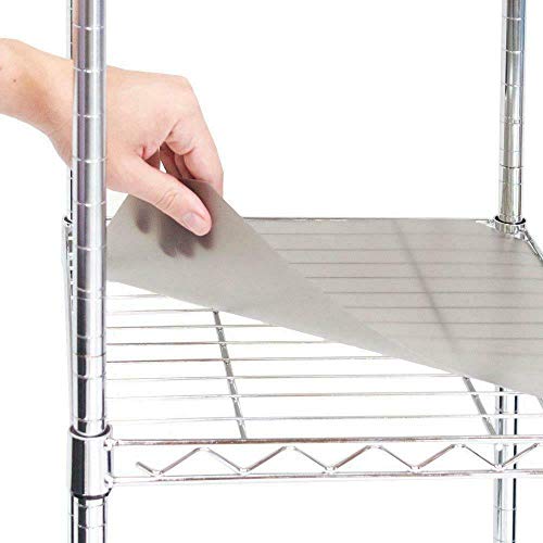 Custom Closet Organizer Shelves System Kit Expandable Clothes Storage Metal Rack,Classics Closet Garment Organizer with Metal Hanging Rod Wardrobe Storage System w/Steel Shelves