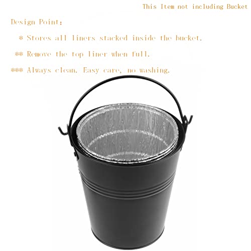 Firsgrill Grease Bucket Liners Replacment Traeger, Z Grill, Green Mountain Pellet Wood Smoker (15, Liners)
