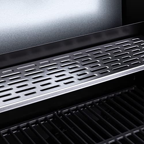 Royal Gourmet ZH3002N 3-Burner 25,500-BTU Dual Fuel Gas and Charcoal Grill Combo, Cabinet Style, Black