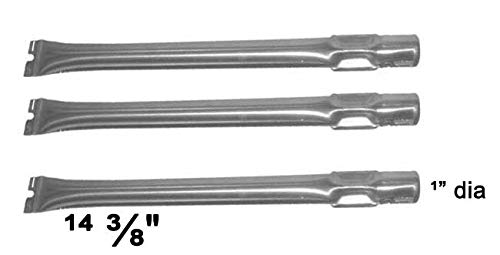 Grill Burner for Select Broil King 9412-52, 9412-53, 9412-56, 9412-62, 9412-63, Lowes 6666-64, Sterling & Huntington Gas Models - 3 Pack