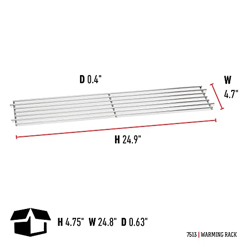 Weber Warming Rack, 24.9 x 4.7 x .4 Inches, Plated