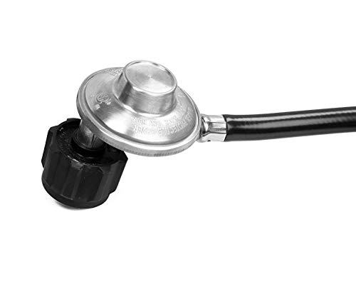 DOZYANT Weber 7503 21" Hose and Regulator with 1/8" NPT Male Thread with QCC1 Connection Replacement for Weber Spirit 500 & 700, Genesis 1000-5000, and Platinum I & II Gas Grills