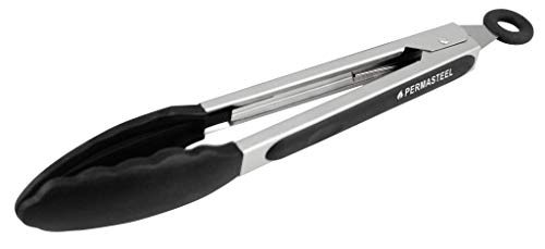 Permasteel Griddle Accessories Kit for Flat Top Grills | 10-Pc Griddle Tool Set for Outdoor Griddle, PA-12003, Spatulas, Tong, Turner, Grill Scraper, Egg Rings, Squeeze Bottles