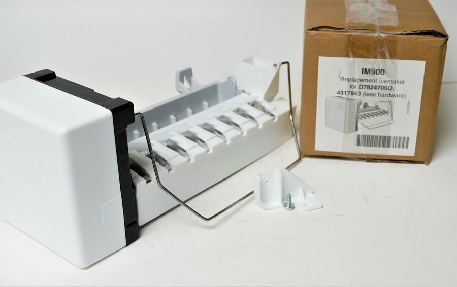 Refrigerator Icemaker Replacement for Maytag Amana Jenn Air Whirlpool D7824706Q W10190965