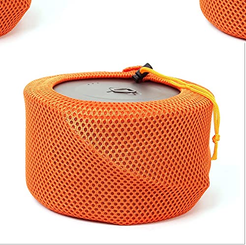 JAHH Outdoor Camping Pot Lightweight Equipment,Outdoor Ultralight Camping Pot Mug 2000ml