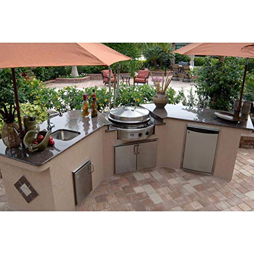 EVO Affinity 30G Series Built-in Grill (10-0055-NG), Seasoned Steel Cooktop, Natural Gas