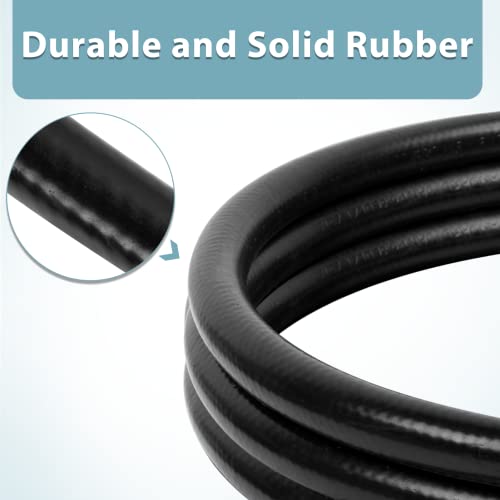 SHINESTAR 15-Inch RV Propane Hose, Propane Tank Hose for RV Two-Stage Propane Regulator, 1/4-Inch Male NPT x QCC-1, 2-Pack