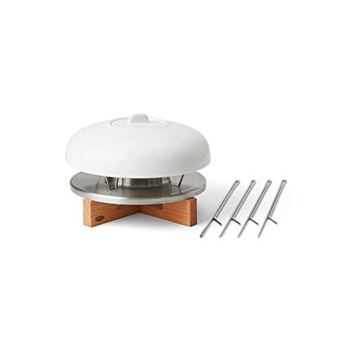Chefân Sweet Spot Tabletop Smores Maker, Can Be Used Indoors or Outdoors, White/Wood