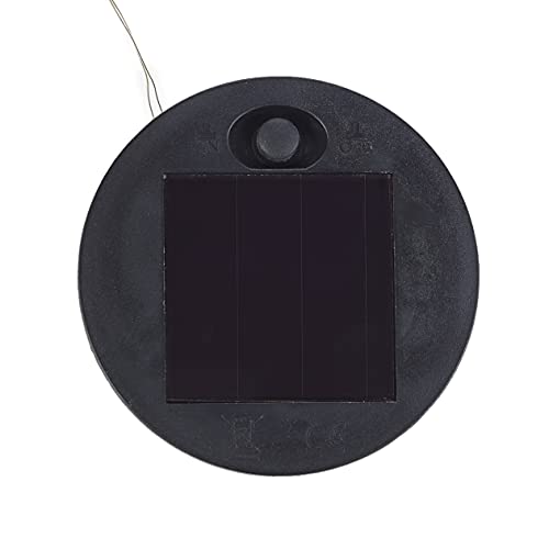 The Lakeside Collection Hanging Solar Country Crackle Lantern Light with Cage Design - Blue