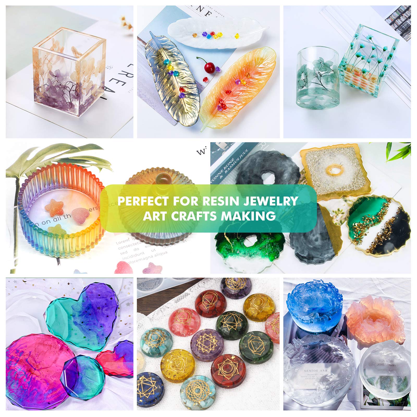 UV Resin - 240g Crystal Clear Hard Type Ultraviolet Fast Curing UV Epoxy Resin for Jewelry Making, Resin Molds, Craft, UV Resin Glue Solar Cure Sunlight Activated Resin for Casting & Coating