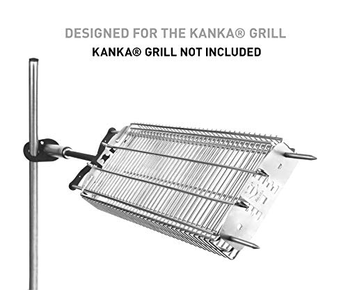 KANKA Grill XL Grill Basket. DOUBLE the size of regular baskets! 100% Stainless Steel