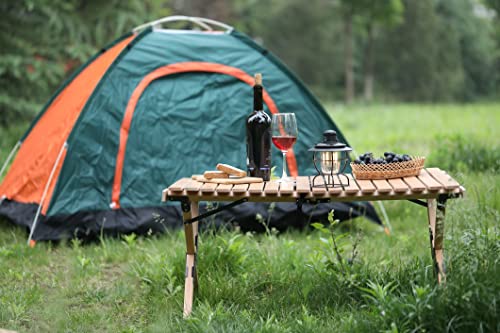 USB Recharging Super Bright Retro Campsite Lantern Outdoor Camping Hiking Fishing Tent Night Light Lamp Stepless Dimming 3 Modes Adjustable Waterproof (Gold & Black)