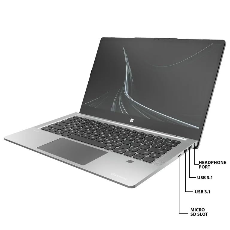 Gateway 14.1" Ultra Slim Notebook, FHD Touchscreen, Intel Core i5-1235U, 8GB RAM, 512GB SSD, Fingerprint Scanner, Tuned by THX Audio, 2MP Camera, HDMI, Windows 11 Home, Silver+ Accessories