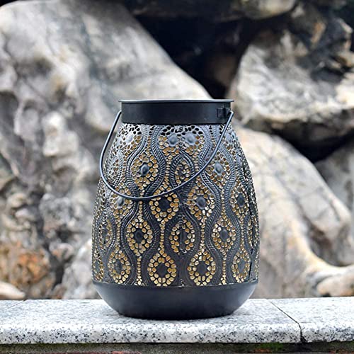 Solar-Powered Pathway Solar Garden Lights Solar Lantern Lights for Hanging Outdoor Ornaments Gift Outdoor Decoration Table Lantern Solar Silver Light Waterproof Solar Lamp Decorative Solar Powered Lan