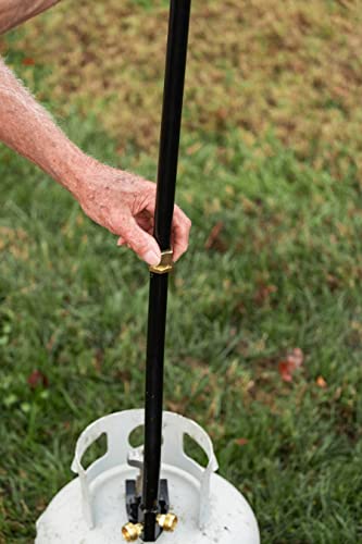 Camco 51096 Propane Distribution Post with Storage Bag, Black