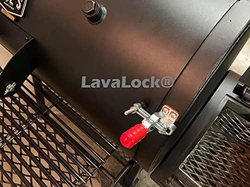Total ControlĀ® Mod Kit for Oklahoma Joe's Smokers compatible with Longhorn or Highland Offset Smoker - Gasket, Lid Latch Charcoal Basket