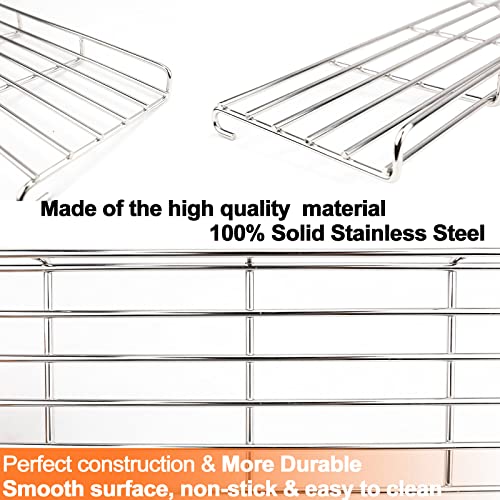 Hisencn 66044 Warming Rack for Weber Genesis II 300 Grill Parts, Genesis II E-310/E-315, II E-330/E-335, II S-310/S-335 Gas Grills, 25'' Warming Rack for Weber Genesis II 300 Grill Replacement Parts