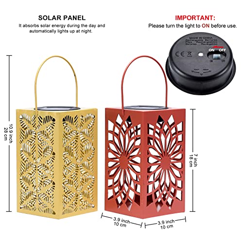 A Bundle of Solar Turtle and 2Pack Solar Lantern