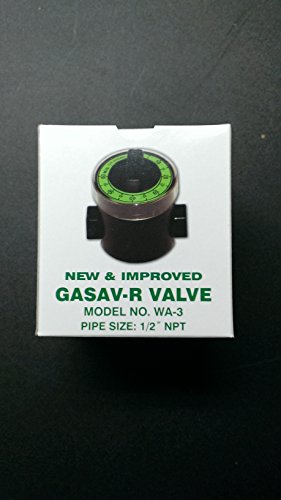 Gasav-R WA-3 Automatic Gas Shut-Off and Timer Valve with 1/2" IPS