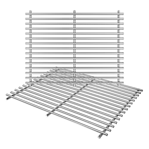 Hisencn Grill Cooking Grate for Charbroil 463241113 463449914 463411512 463446015, for Nexgrill 720-0830H 720-0783E 720-0888, for Master Forge 1010037, Stainless Steel Grids Replacement Part, 17 1/4"