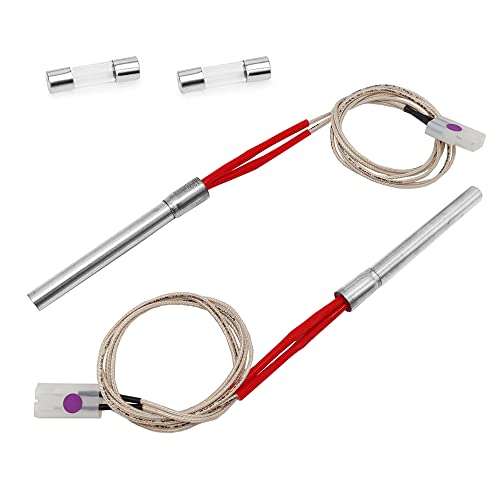2-Pack 120V 200W Ignited Rod Replacements for Treager Pit Boss Pellets Grill/Smoker Parts