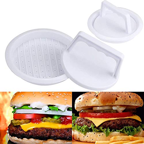 Cooking Concepts Hamburger Press 2-Pack Bundle - 2 Complete Sets.(a Total of 4 Pieces)