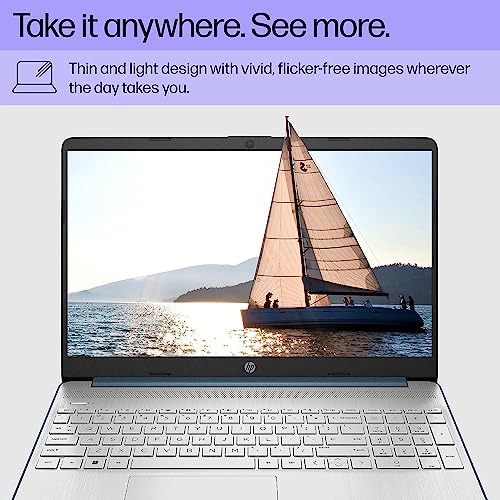 HP 15.6 Flagship HD Business Laptop Computer, Intel i3-1115G4 up to 4.1GHz (Beat i5-1035G4), 32GB RAM, 1TB NVMe SSD, Fast Charge, Numpad, Bluetooth, Wi-Fi, HDMI, Win 11, Spruce Blue, w/GM Accessory