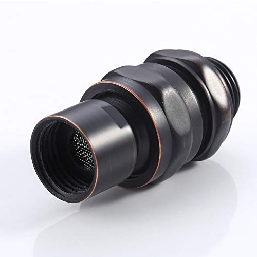 WINWISH Miyili Shower Connector Swivel Ball Adapter, Brass Ball Joint Showerhead Shower Arm Extension Oil Rubbed Bronze, Z200R