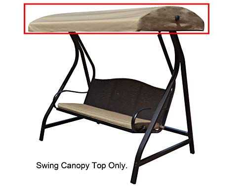 ALISUN Replacement Canopy Top for GT Porch Swing Model #GCS00229C (Will Not Fit Any Other Swing)