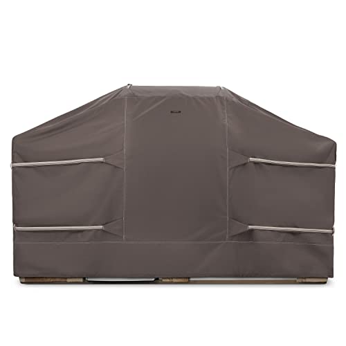 Classic Accessories Ravenna Water-Resistant 98 in. BBQ Grill Cover for Island with Center Grill Head