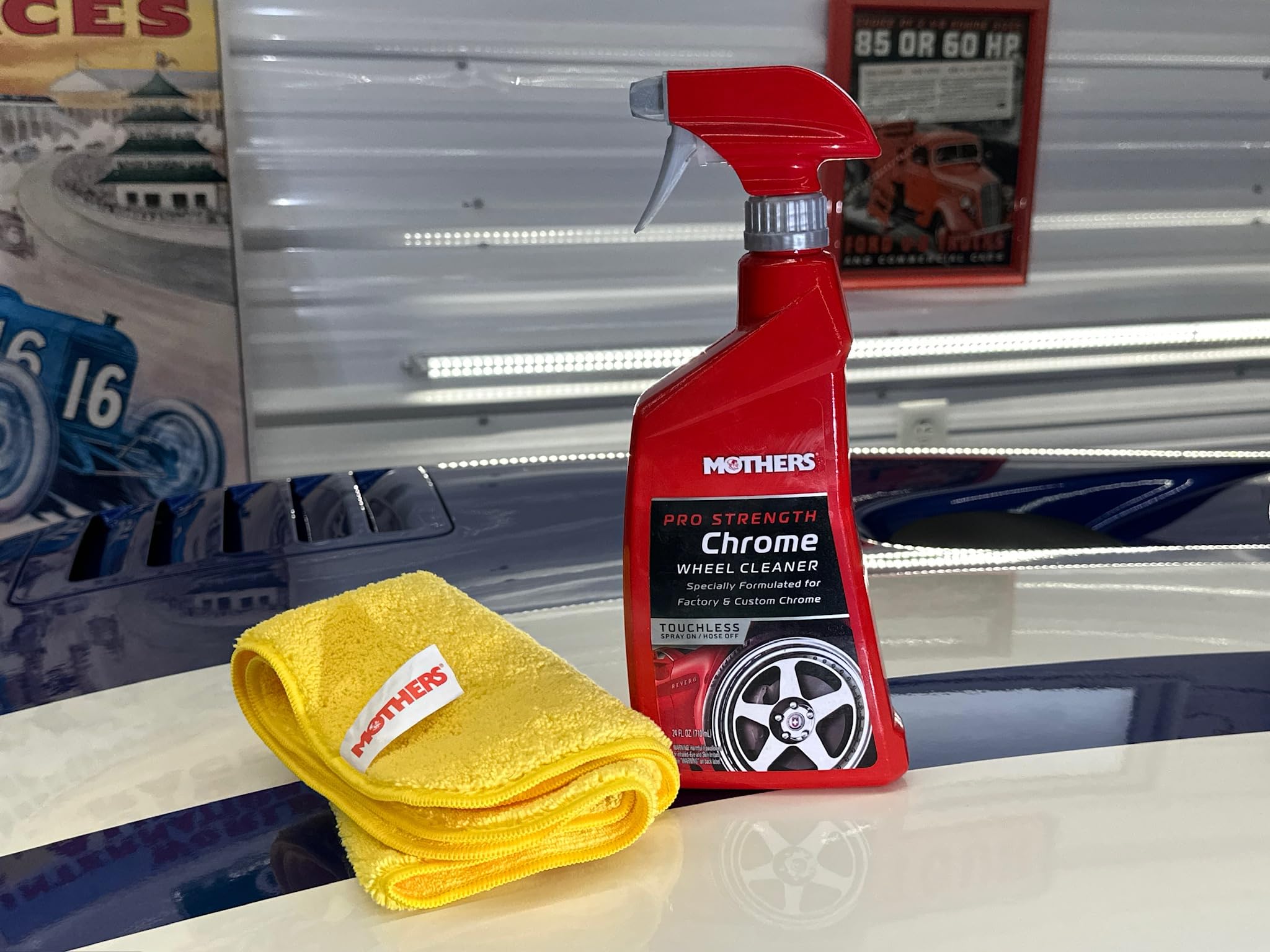 Mothers 05824 Pro-Strength Chrome Wheel Cleaner, 24 fl. oz.