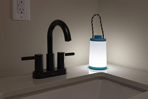 Enbrighten, Teal, 2 in 1 LED Combo Lantern, Flashlight, Task Light, Battery Operated, 200 Lumens, High/Low/Off, Table Lamp, Desk, Camping, Emergency, Storm, 57809