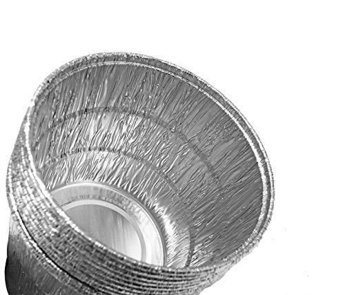 AJinTeby 20-Pack Aluminum Foil Grease Bucket Liners Replacement for Pit Boss Grills, 6.3β x 6.0β Grill Grease Bucket Liner