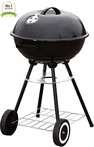 #1 Portable 18" Charcoal Grill Outdoor Original BBQ Grill Backyard Cooking Stainless Steel 18β diameter cooking space cook steaks, burgers, Backyard & Tailgate
