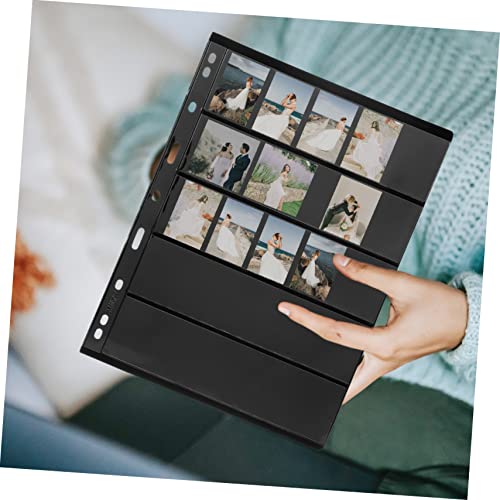 Ciieeo 30 Pcs Sheets Stamp Collection Inserts Stamps Postage Forever Postage Album Binder Sleeves Order Stamps Black Binders Stamp Loose-leaf Stamp Album The Pet A5 Standard Edition